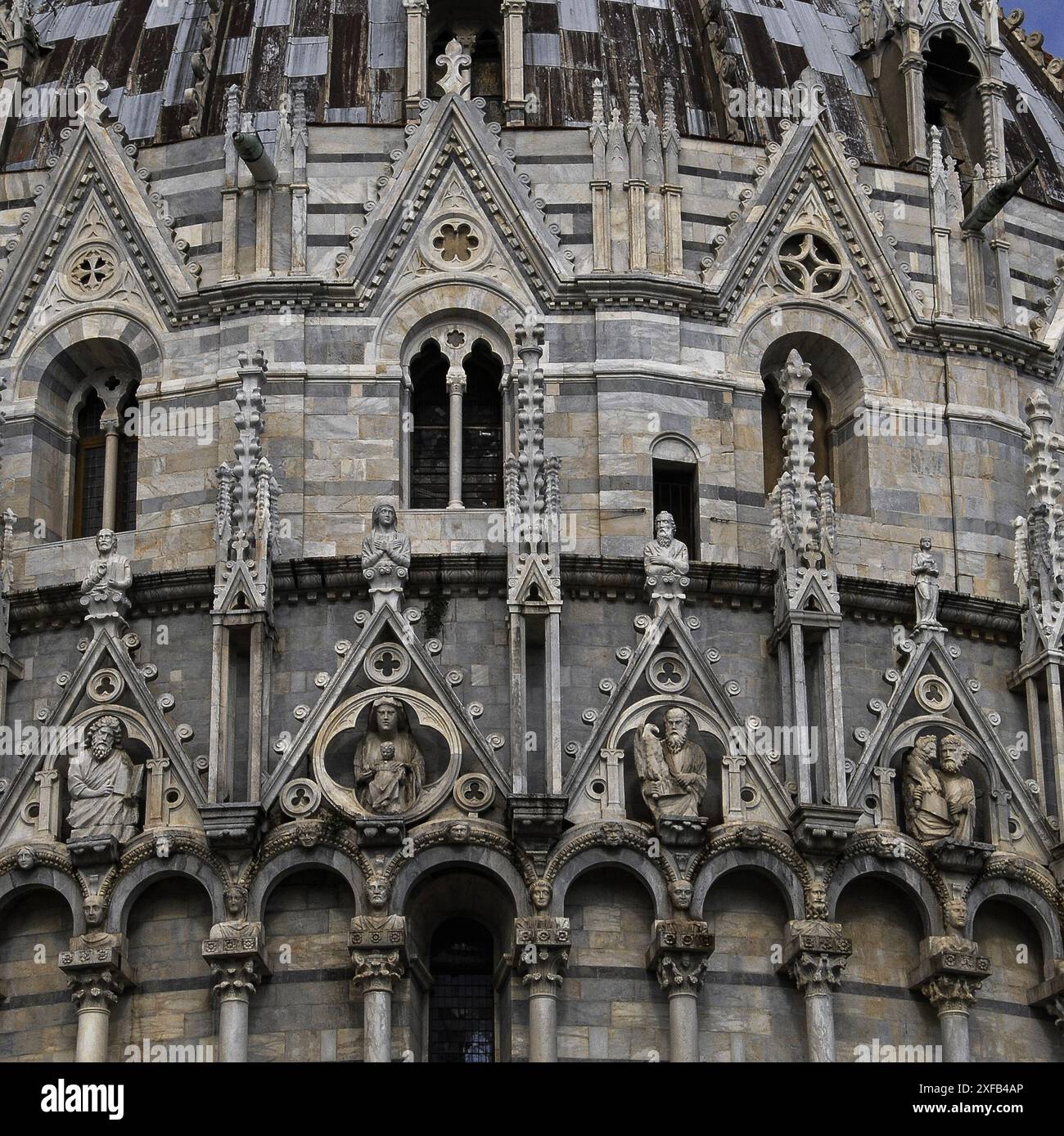 The Battistero di San Giovanni (Baptistery of St. John) on the Campo ...