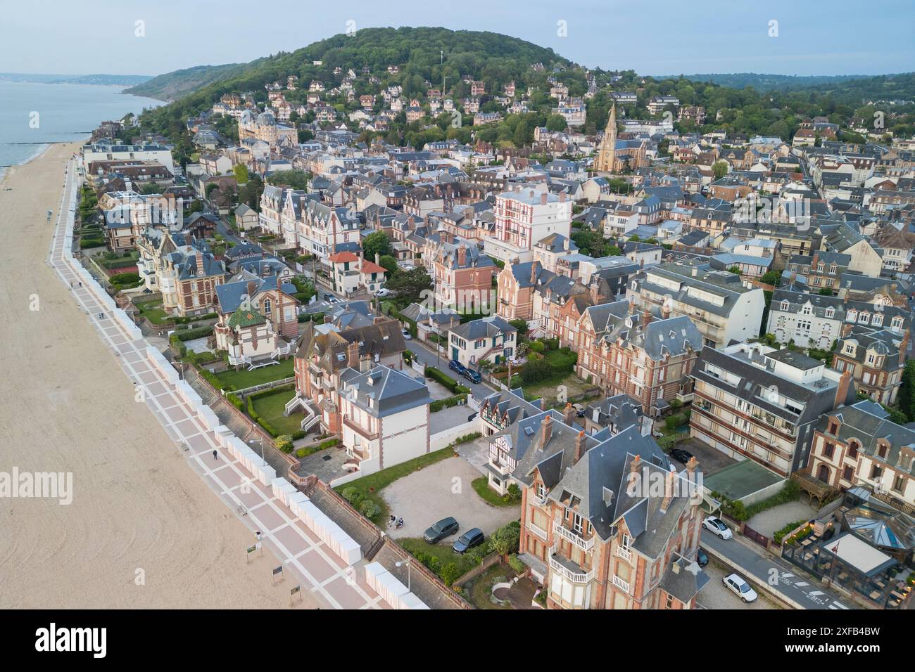 Houlgate aerial view hi-res stock photography and images - Alamy