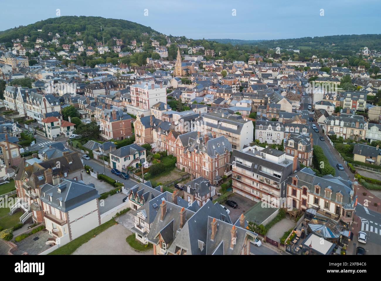 Houlgate aerial view hi-res stock photography and images - Alamy