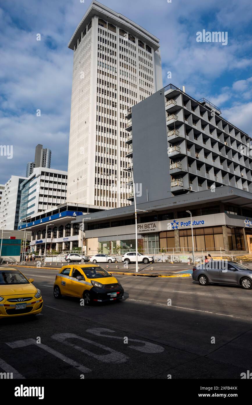 Cityscape of modern Panama City in the banking and financial hub of the ...