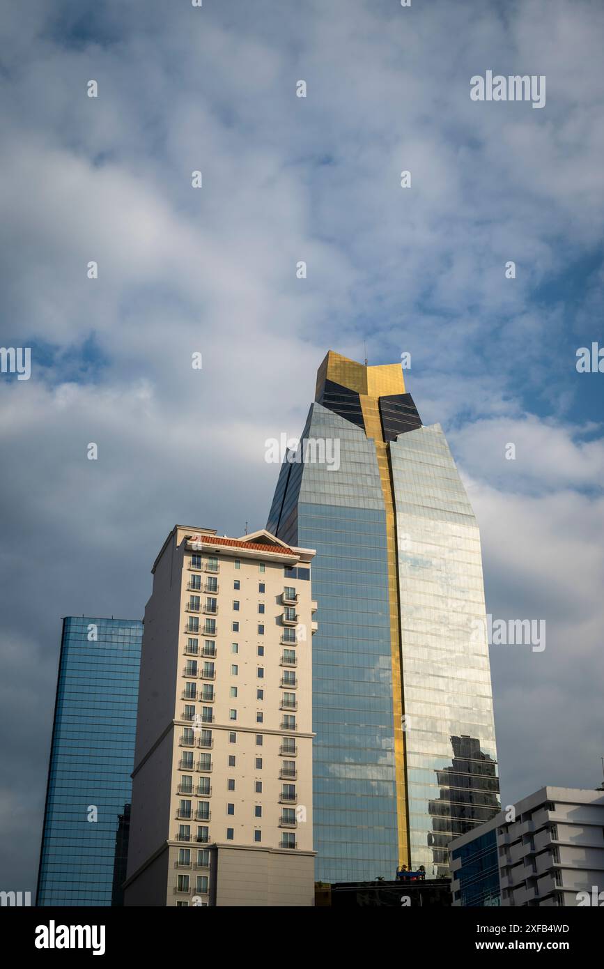 Cityscape of modern Panama City in the banking and financial hub of the ...