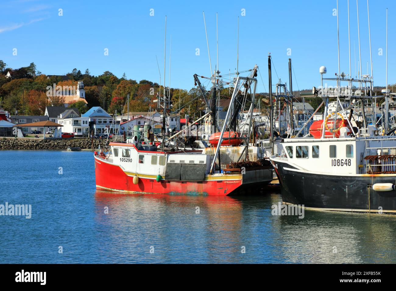 geography / travel, Canada, Nova Scotia, Digby, Digby Harbor, Scallop ...