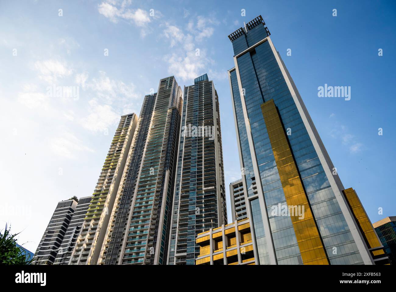 Cityscape of modern Panama City in the banking and financial hub of the ...