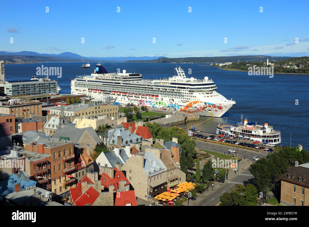 geography / travel, Canada, Quebec City, Quebec, cruise ship ...
