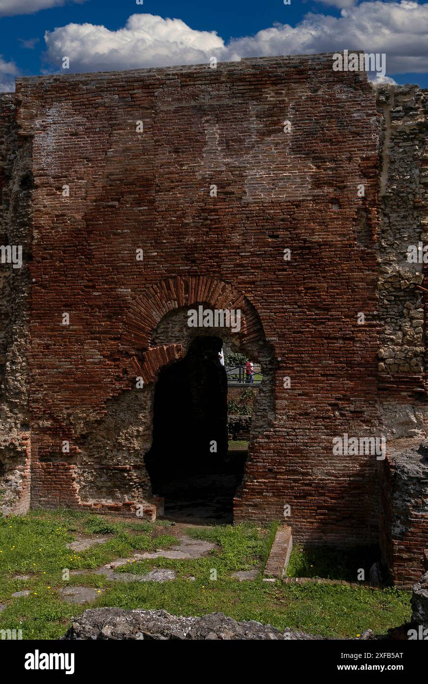 Laconicum or hot dry sweating room of the Bagni di Nerone or Baths of ...