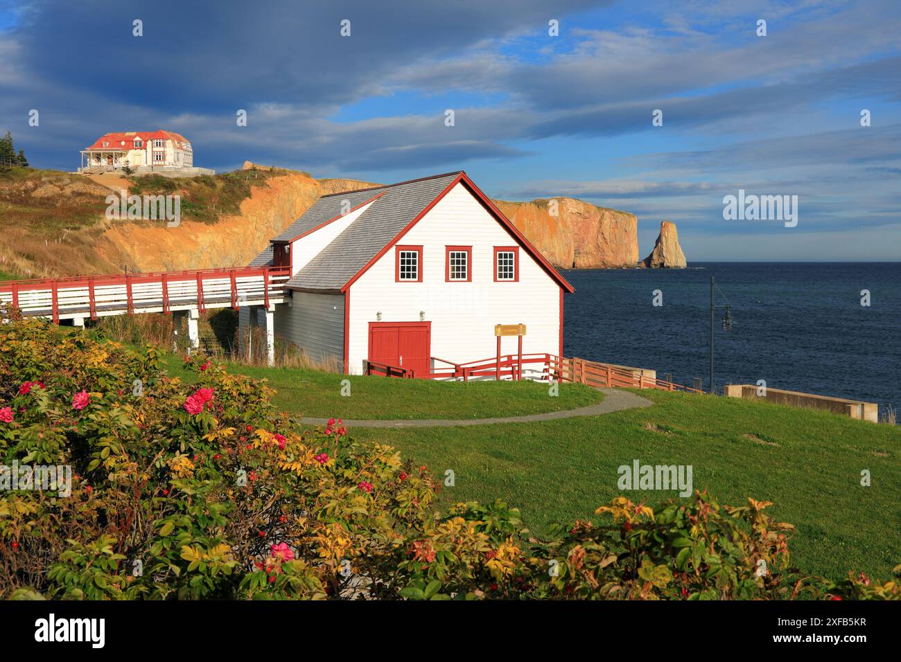 geography / travel, Canada, Quebec, Perce, La Saline and Rocher Perce ...