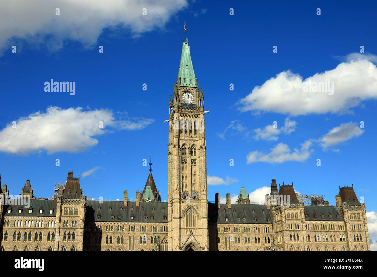 Ottawa parliament tower hi-res stock photography and images - Alamy
