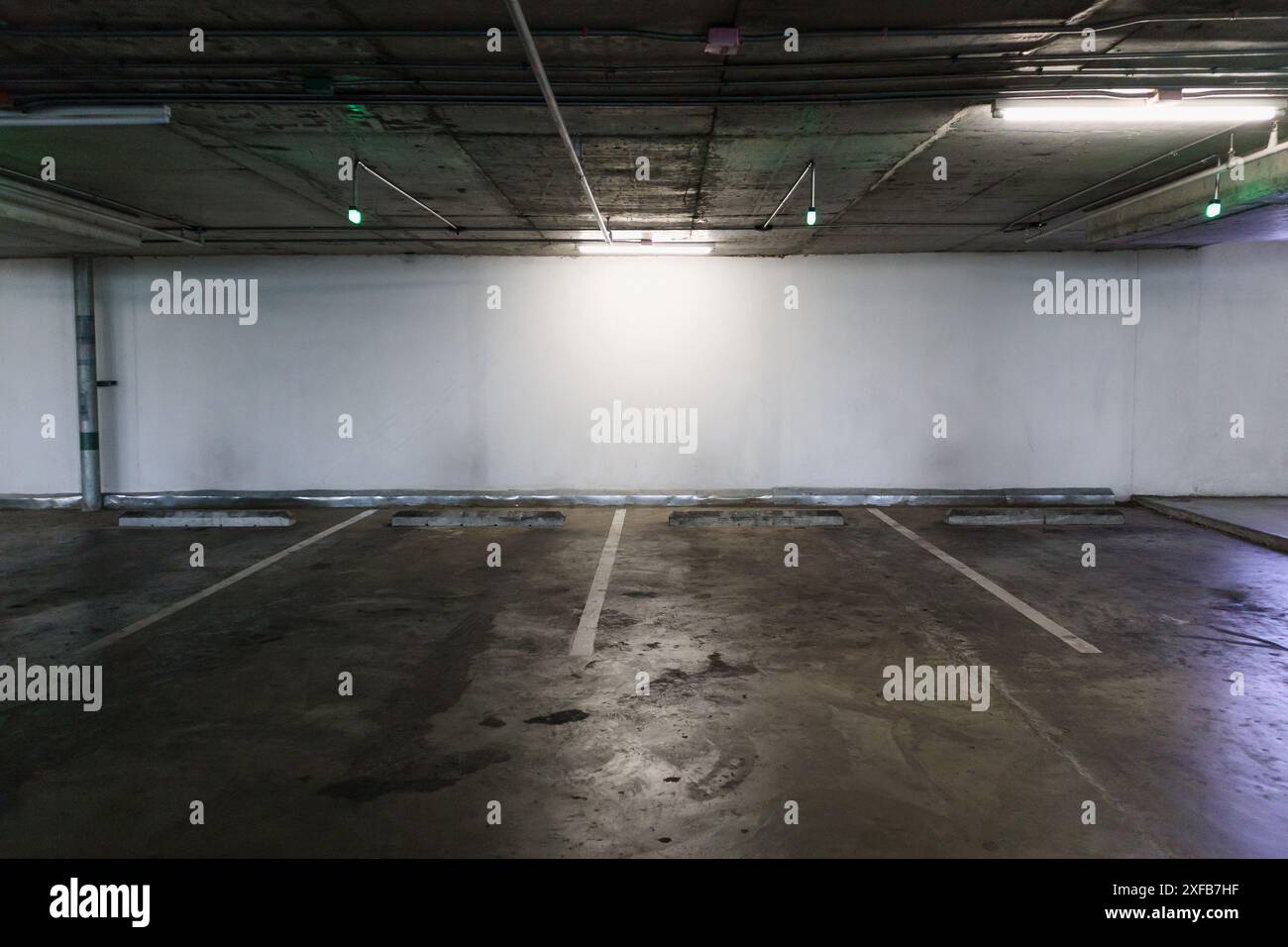 Empty car parking lot space interior background Stock Photo - Alamy