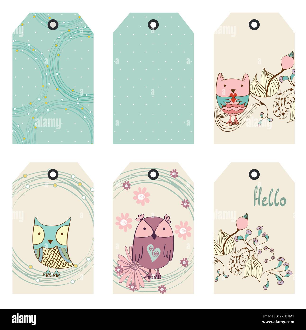 Cute labels Stock Vector Images - Alamy