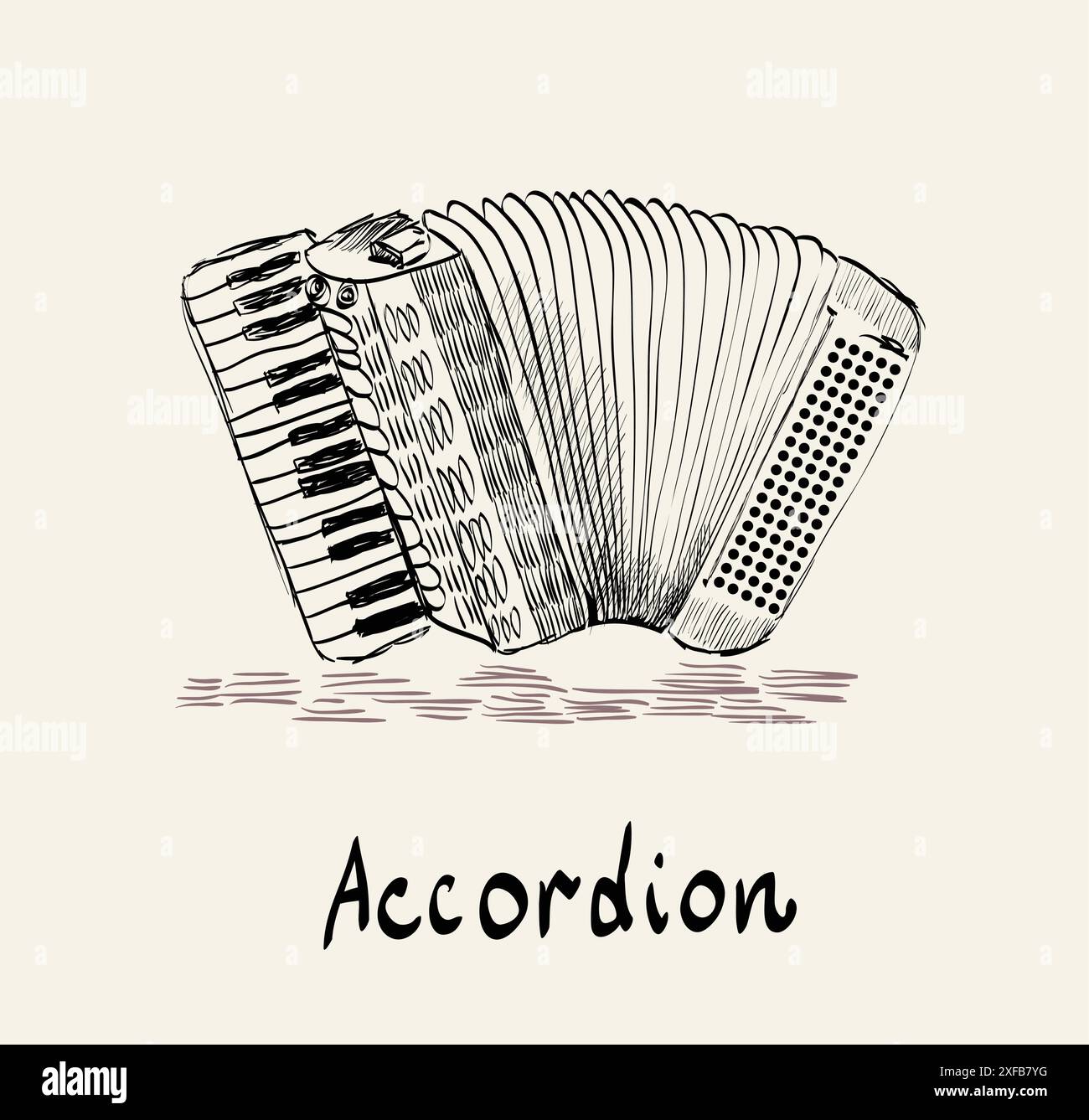 Keyboard hand drawn doodle Stock Vector Images - Alamy