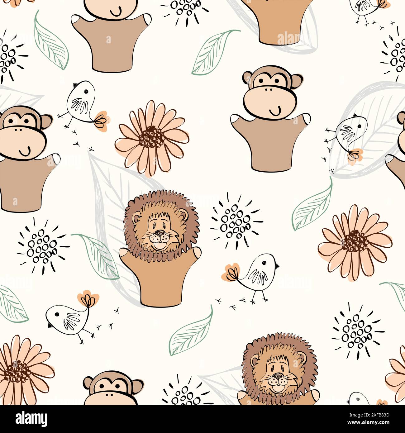 Hand puppet show Stock Vector Images - Alamy