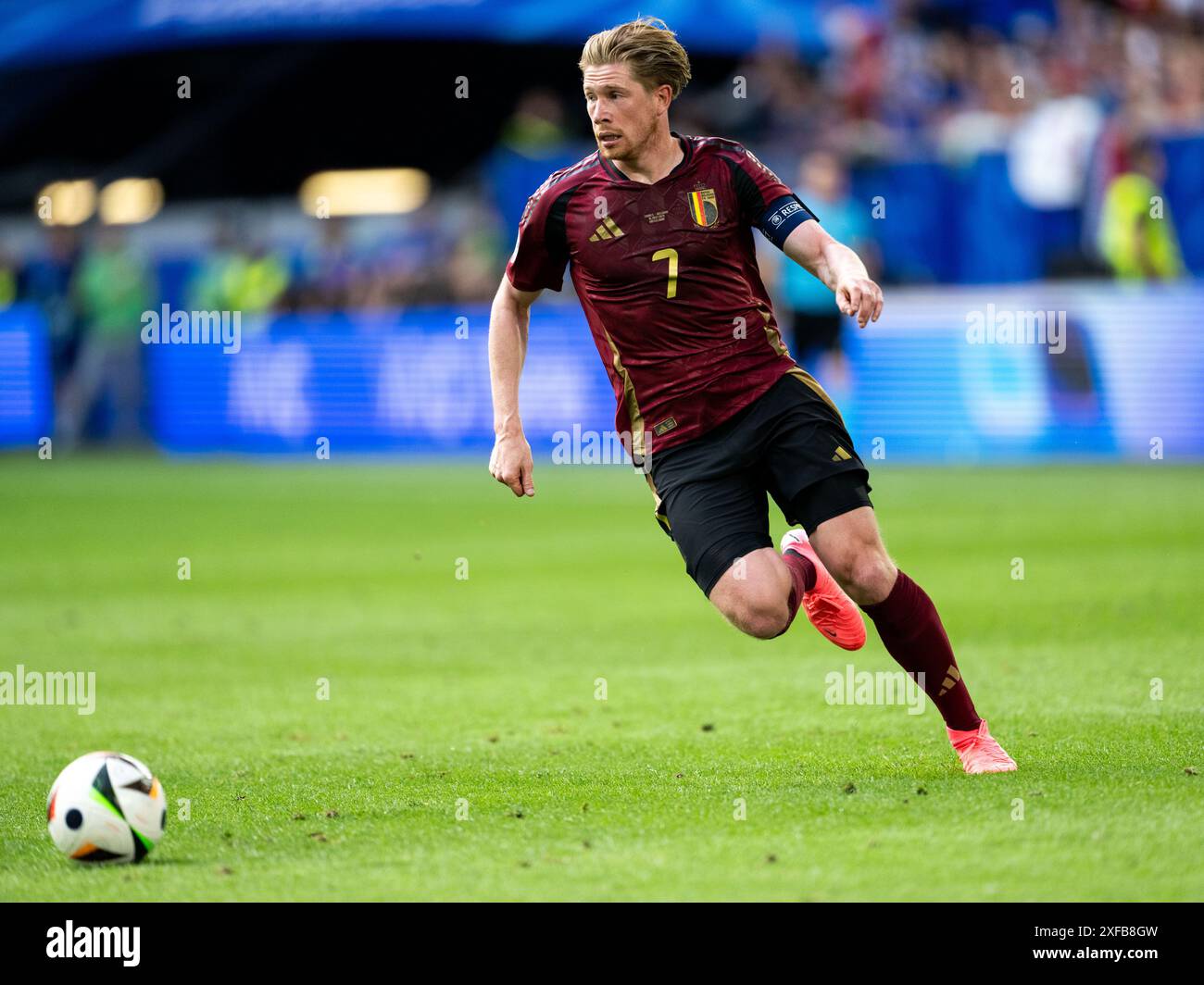 Kevin de Bruyne (Belgien, #07) am Ball, GER, France (FRA) vs Belgium ...