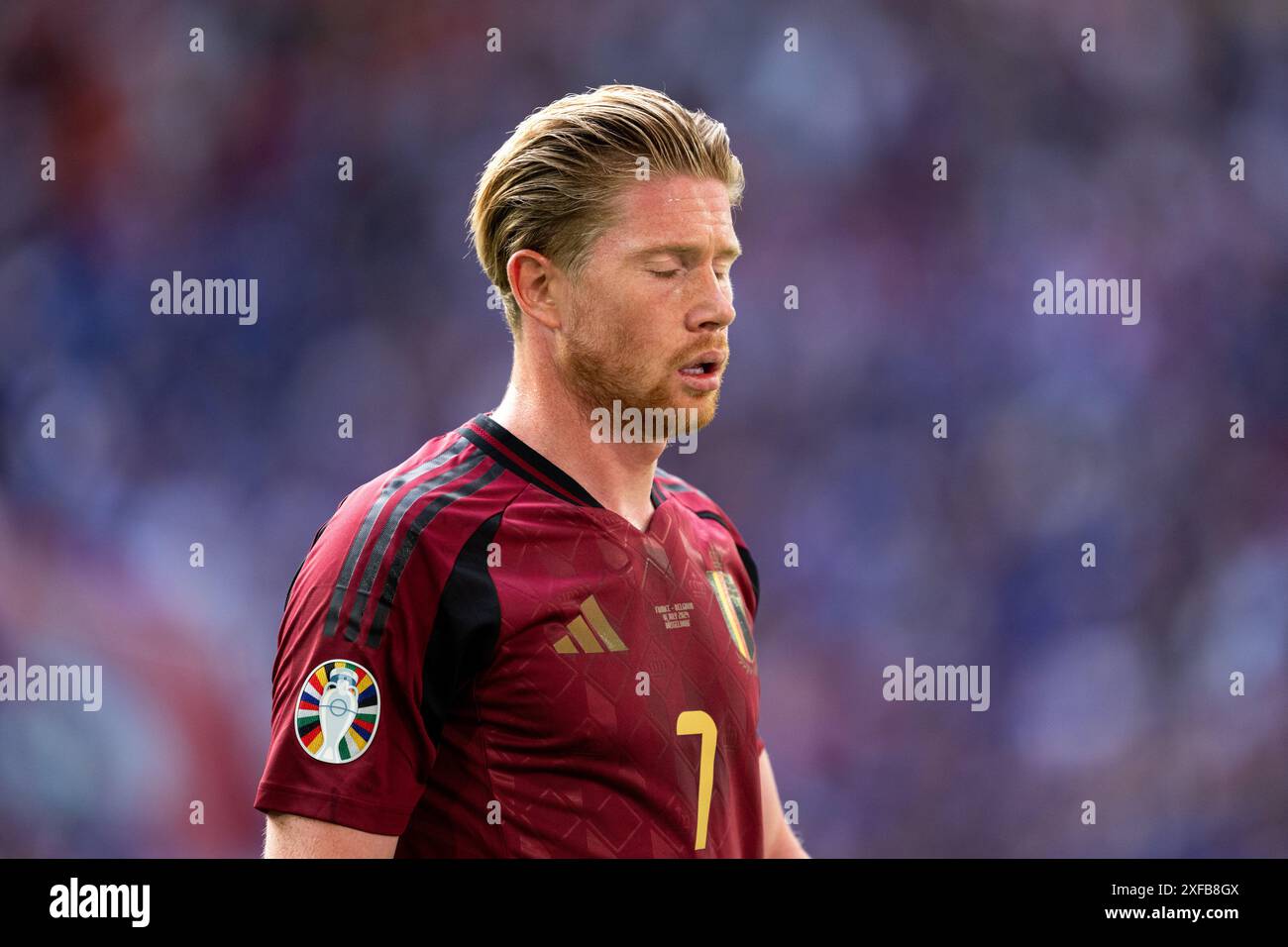 Kevin de Bruyne (Belgien, #07) aergert sich, GER, France (FRA) vs ...