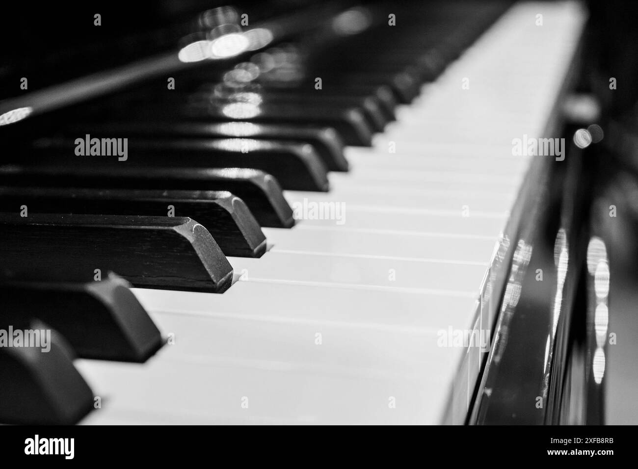 Piano keyboard background musical instrument Stock Photo - Alamy