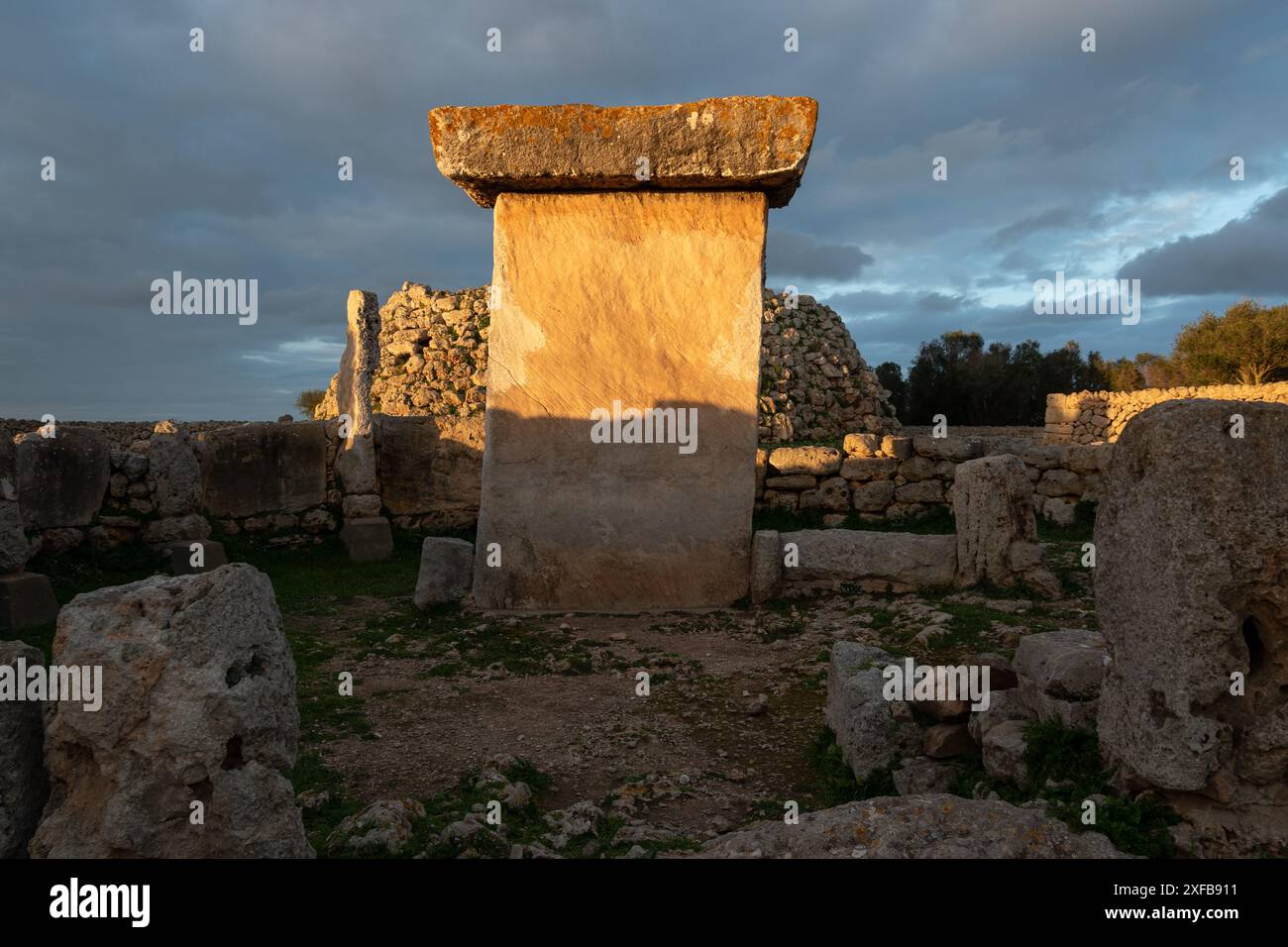 Archaeology sites in Menorca, Balearic islands Stock Photo - Alamy