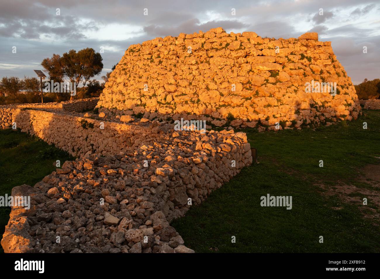 Archaeology sites in Menorca, Balearic islands Stock Photo - Alamy