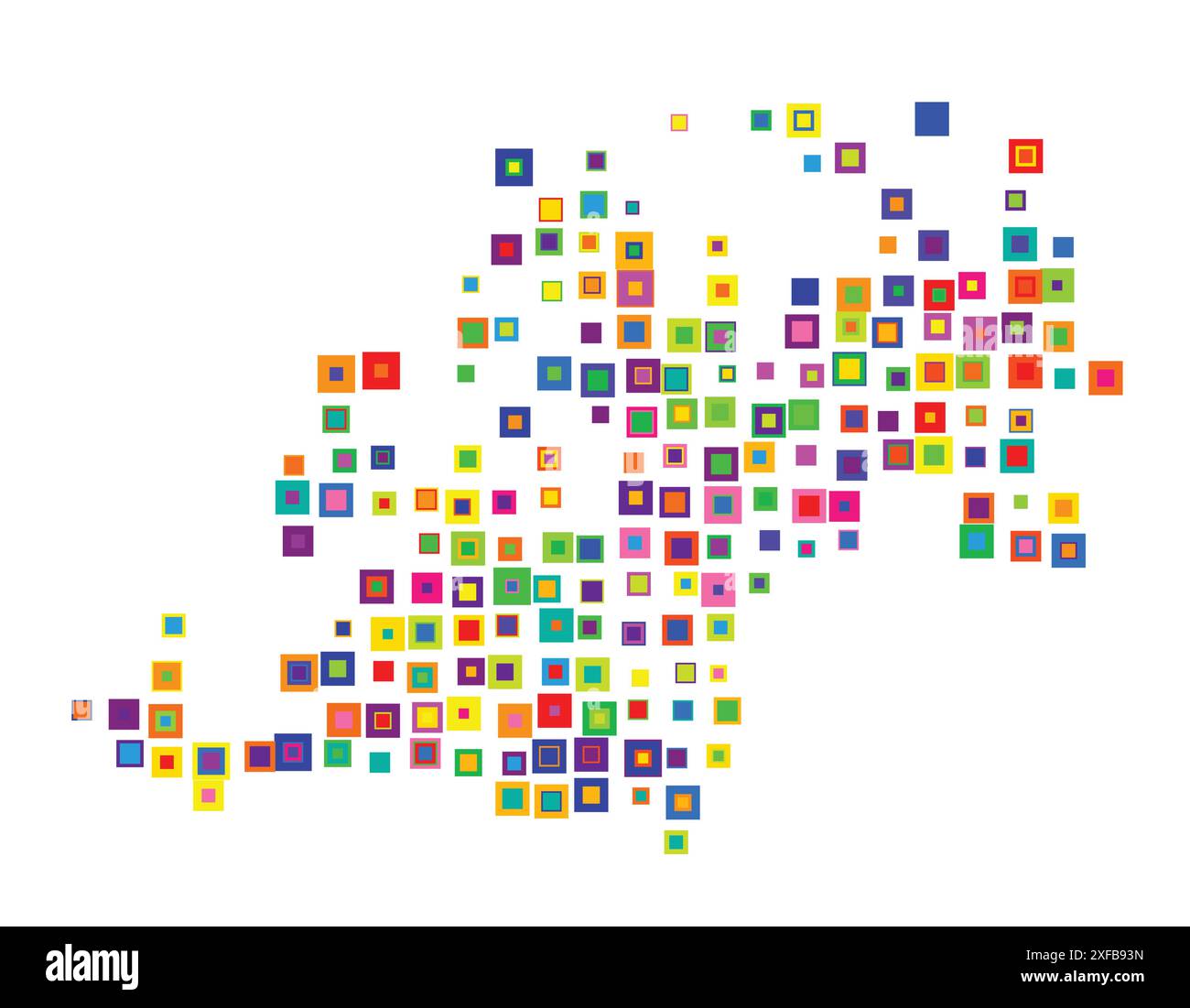 Troms vector outline map vector vectors hi-res stock photography and ...