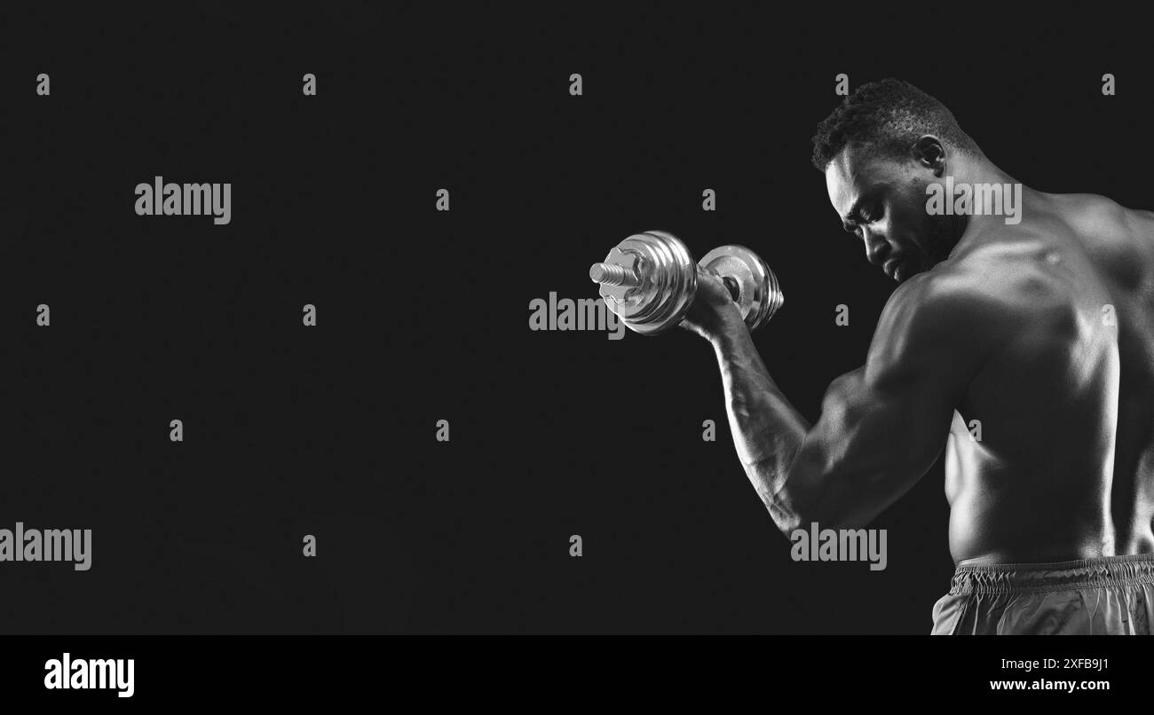 Arm lifting weight Black and White Stock Photos & Images - Alamy