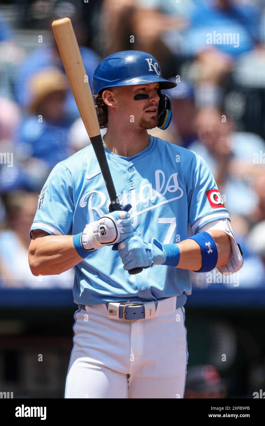 June 30, 2024: Kansas City Royals shortstop Bobby Witt Jr. (7) during a ...