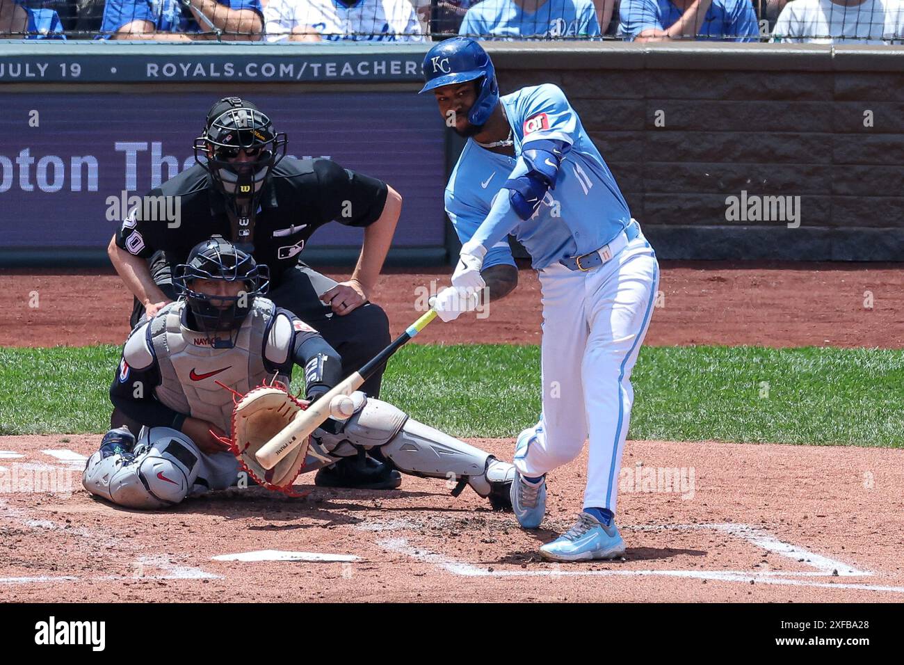 Kansas City, MO, USA. 30th June, 2024. Kansas City Royals second ...