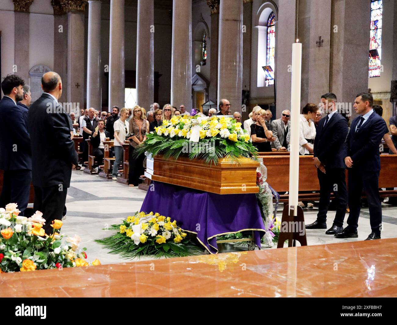 Rome, Funeral of Maria Rosaria Homage in the parish of San Giuseppe al ...