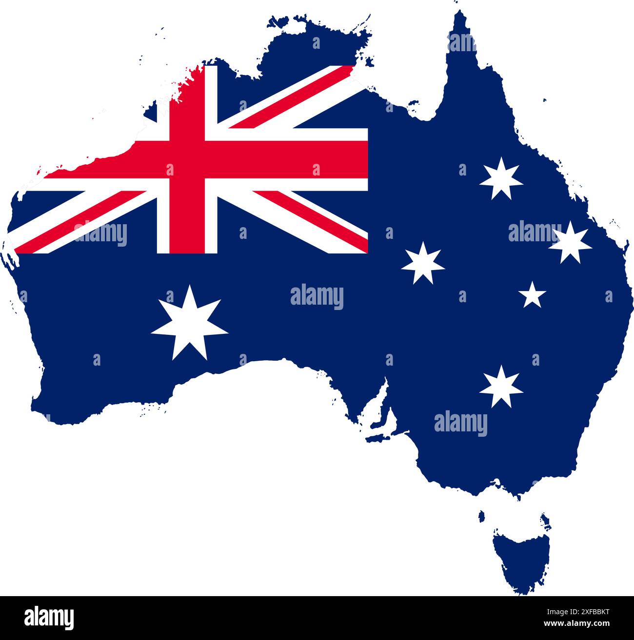 Australian map Stock Vector Images - Alamy