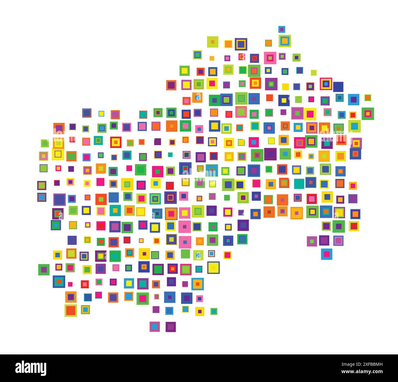 Outline map of maga buryatdan hi-res stock photography and images - Alamy