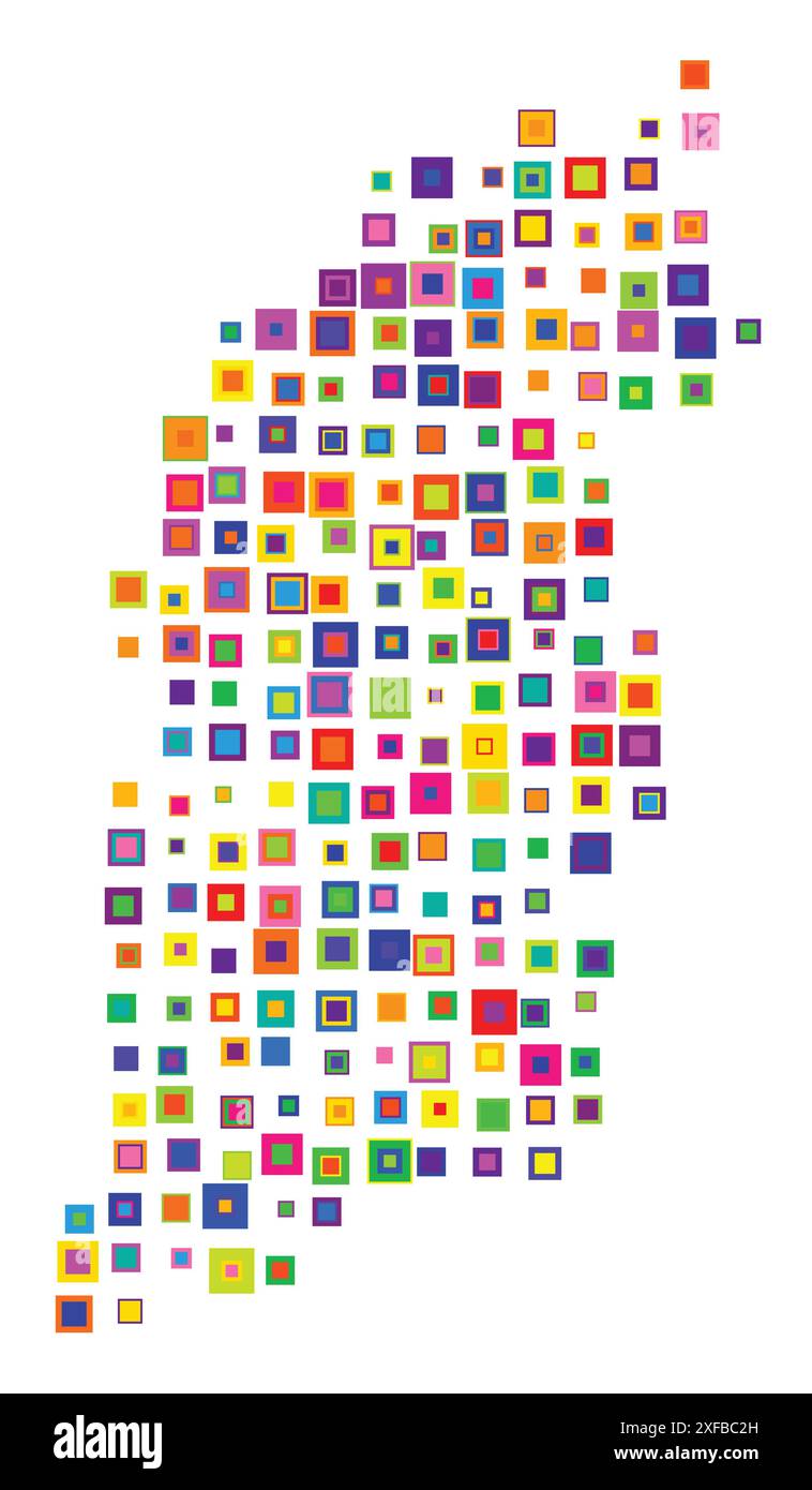 Symbol Map of the Province Shanxi (People's Republic of China ...