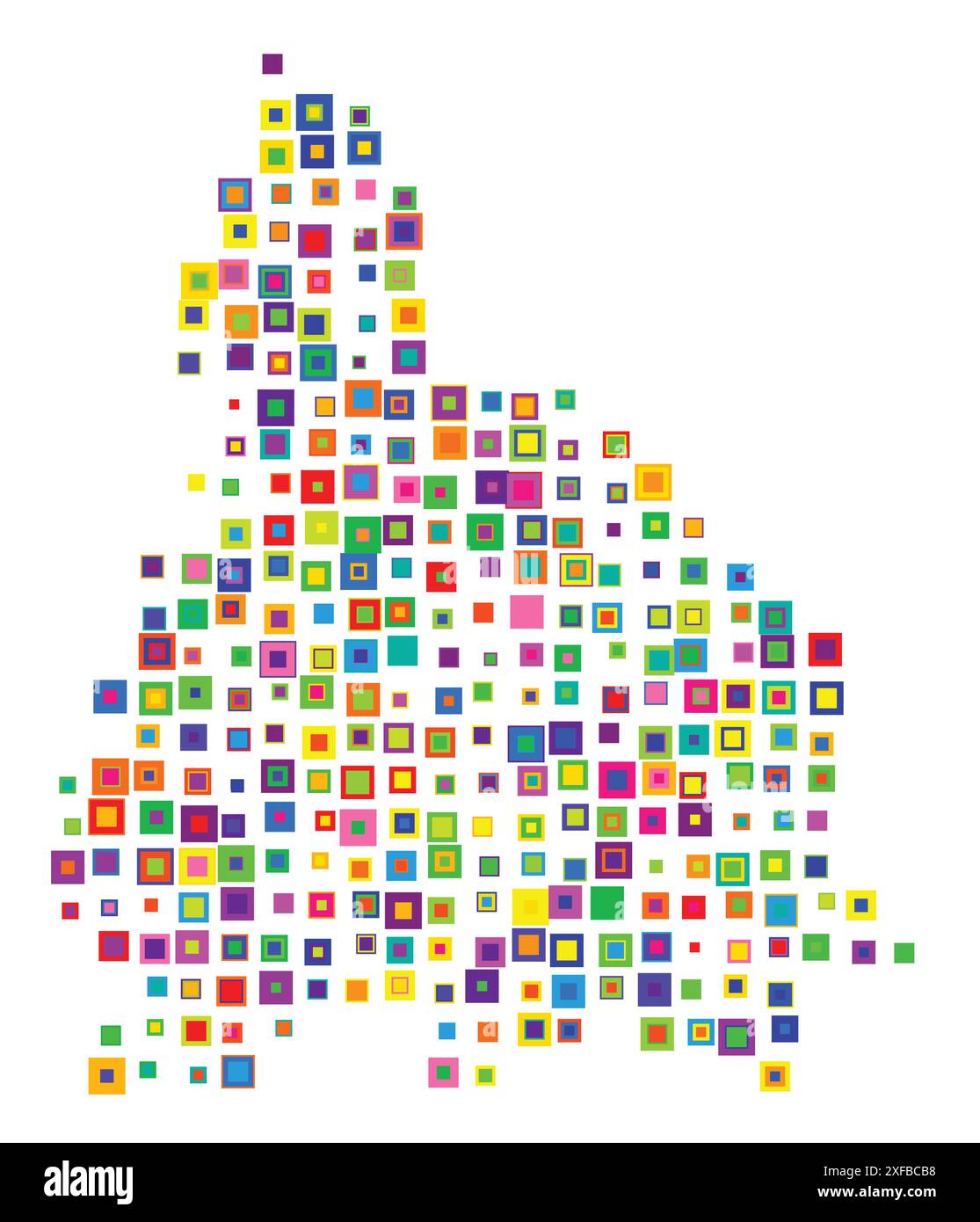 Symbol Map of the Province San Juan (Argentina). Abstract map showing ...