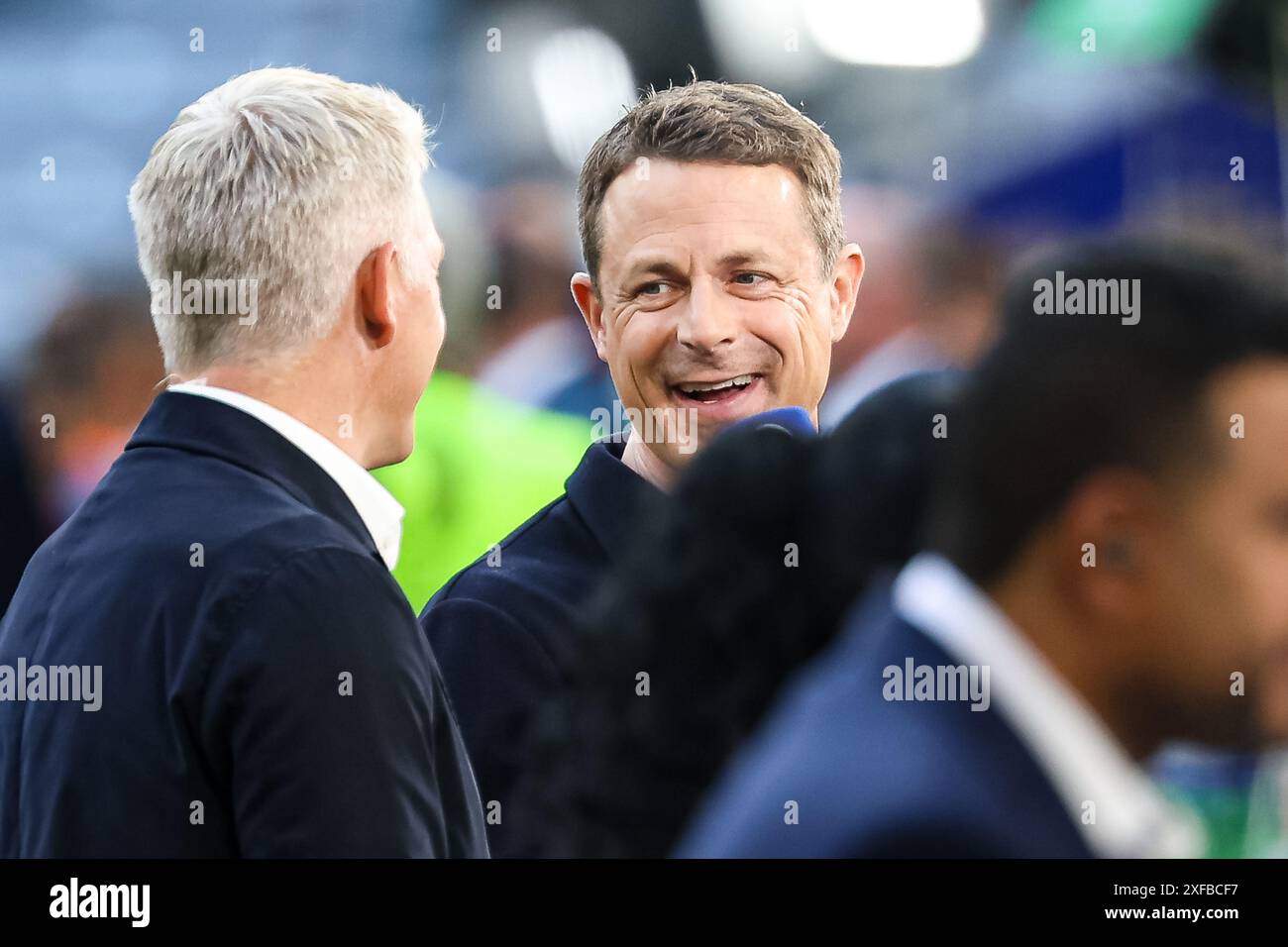 Moderator Alexander Bommes GER, Rumaenien (ROM) vs. Niederlande (NED ...