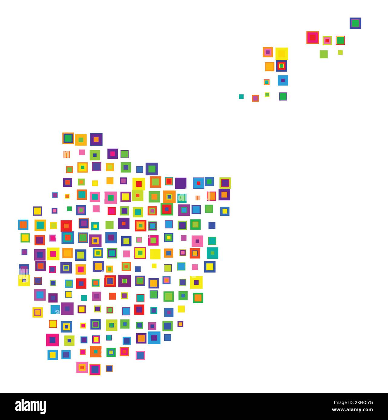 Symbol Map of the Canton Appenzell Innerrhoden (Switzerland). Abstract ...