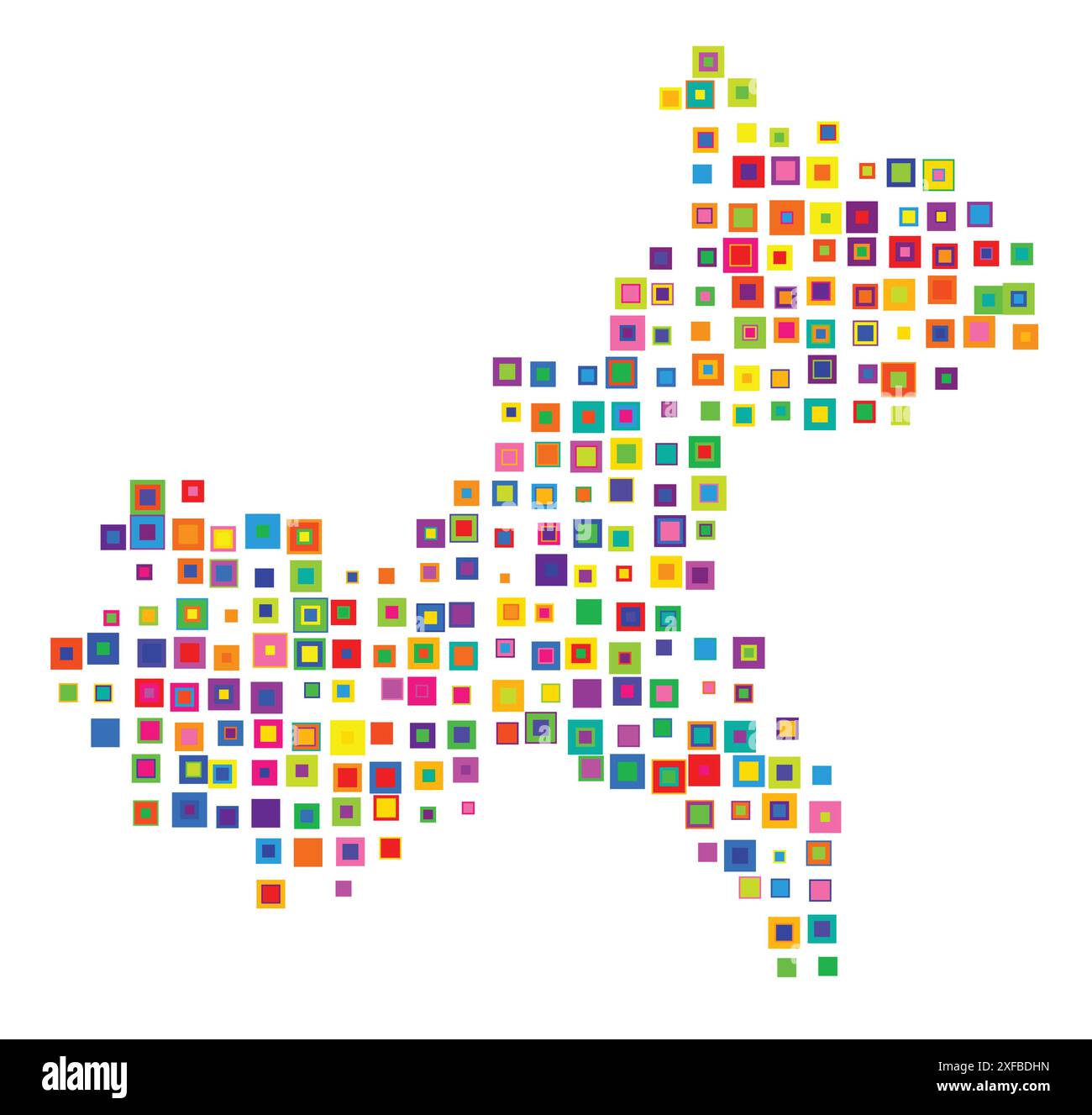 Chongqing outline map Cut Out Stock Images & Pictures - Alamy