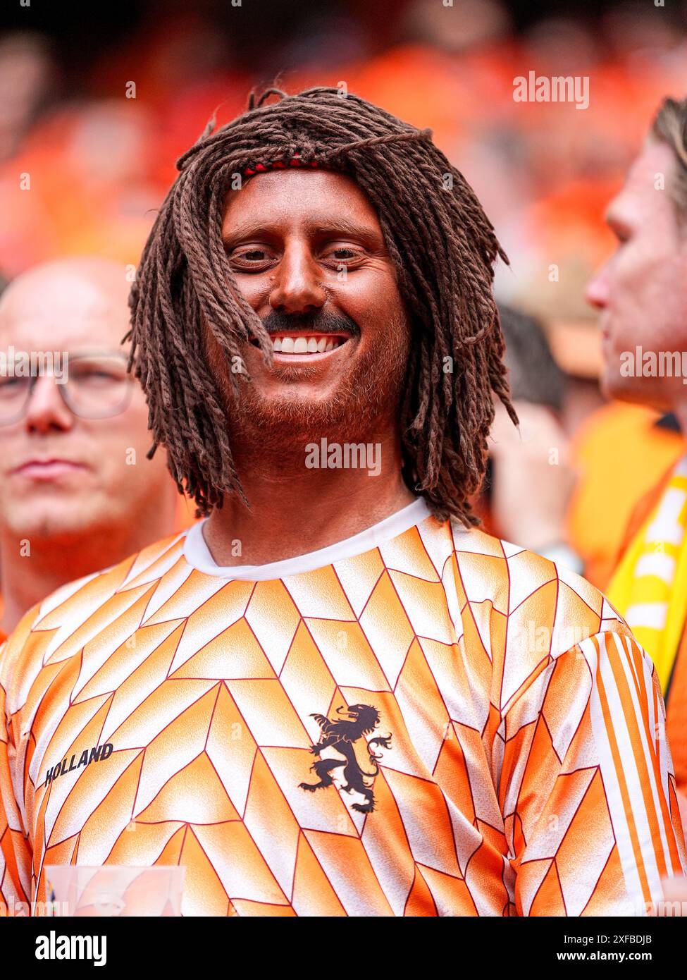 Munich, Germany. 02nd July, 2024. MUNICH, GERMANY - JULY 2: Fans of the ...