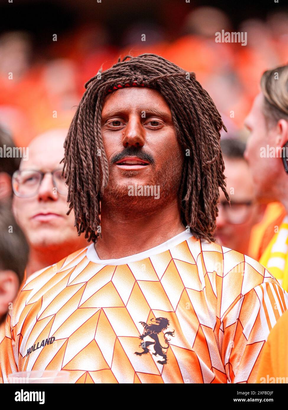 Munich, Germany. 02nd July, 2024. MUNICH, GERMANY - JULY 2: Fans of the ...