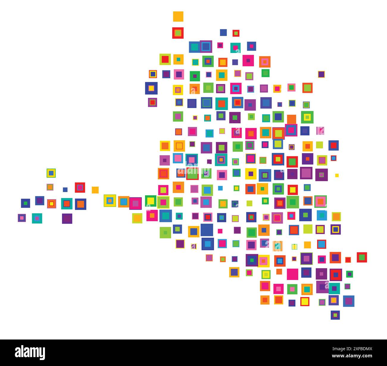 Kalmyk vector map hi-res stock photography and images - Alamy