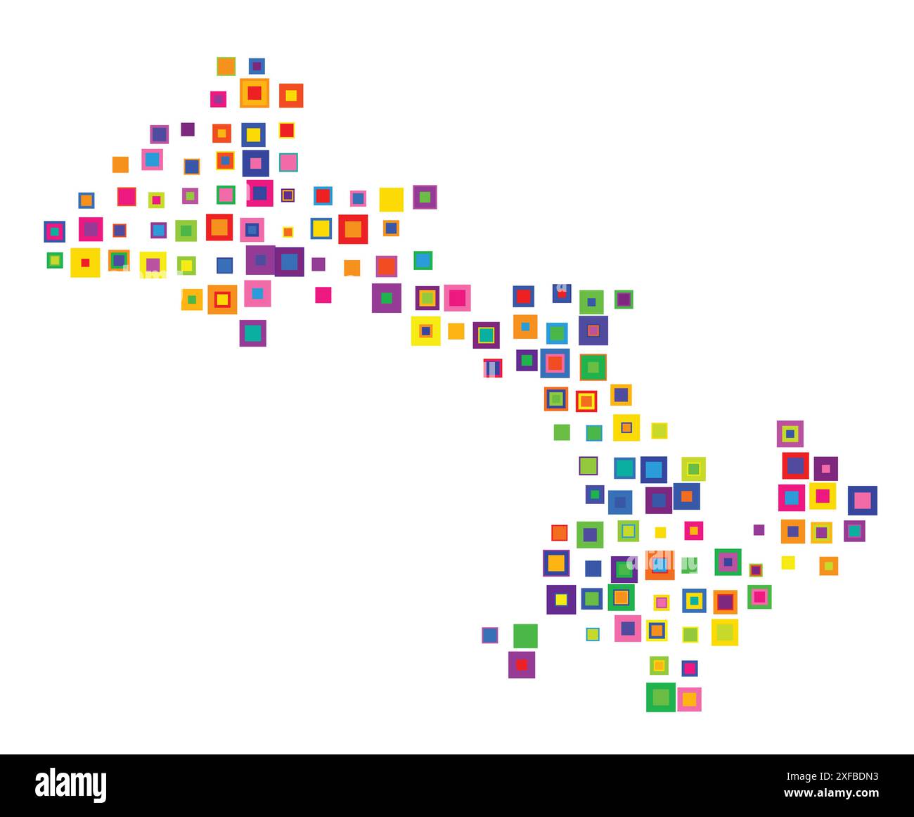 Symbol Map of the Province Gansu (People's Republic of China). Abstract ...