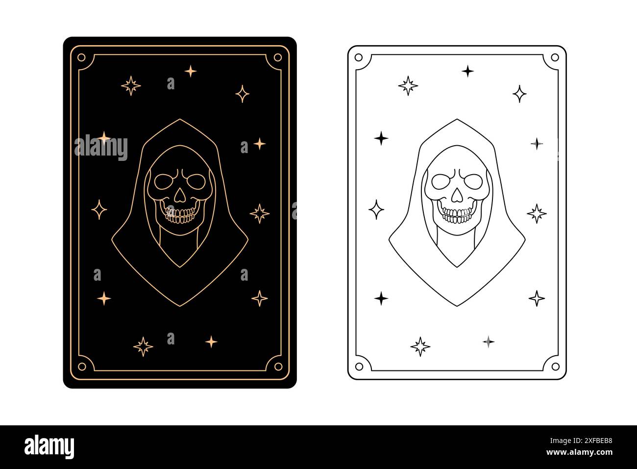 Death tarot card hi-res stock photography and images - Alamy