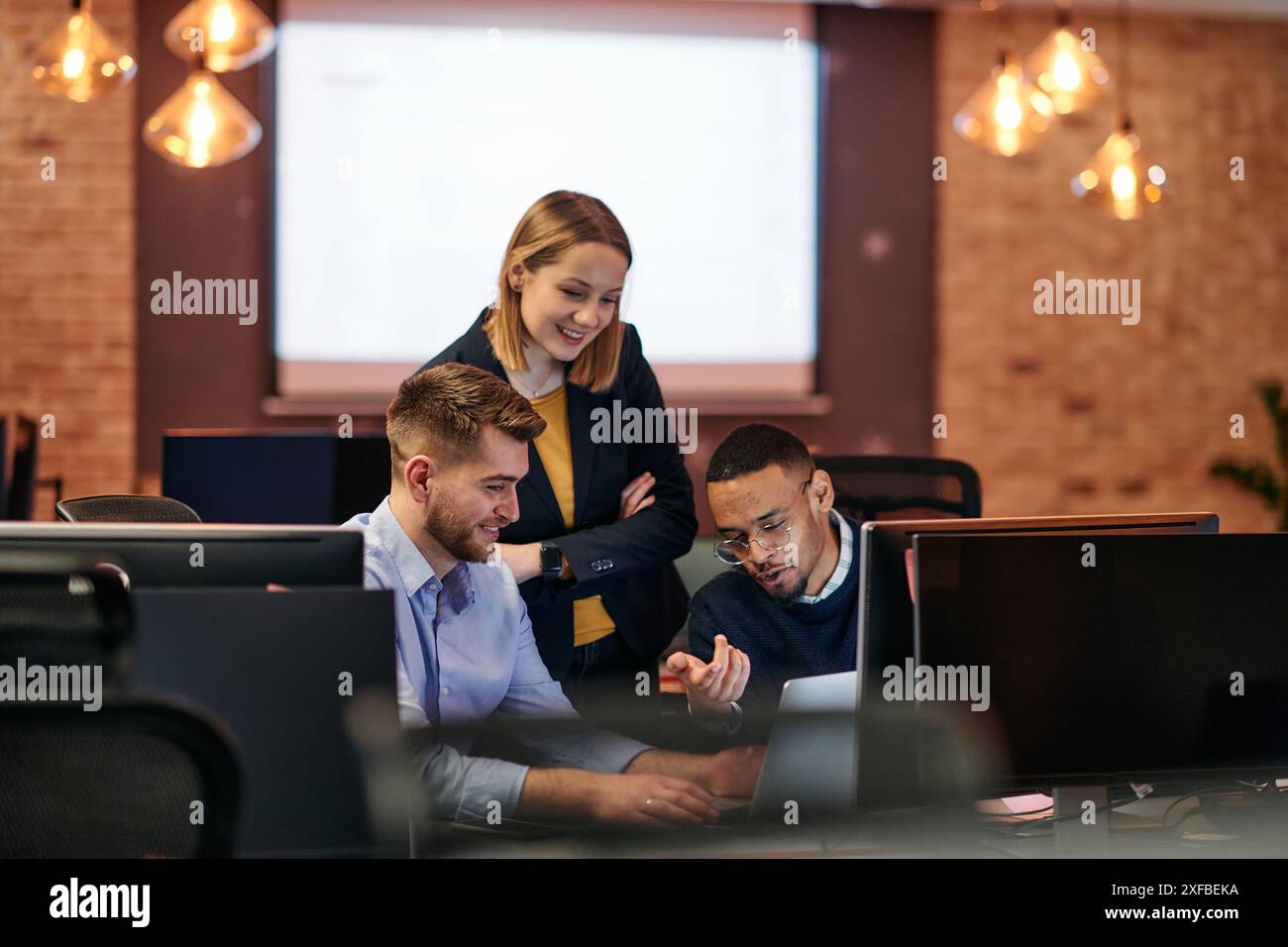 Strategic Business Meeting: Group of Professionals Collaborating in ...