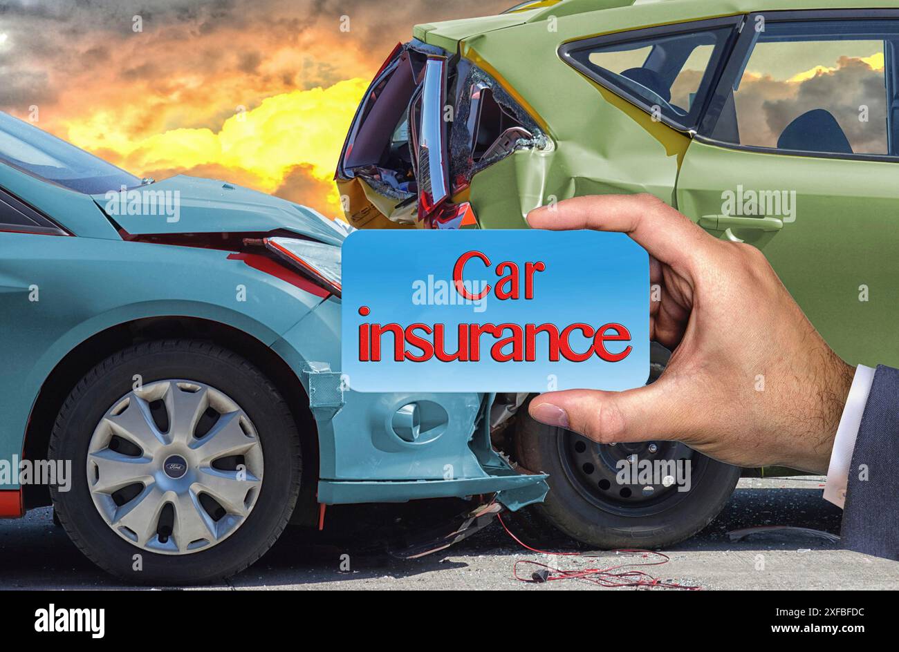 Rear end car crash hi-res stock photography and images - Alamy