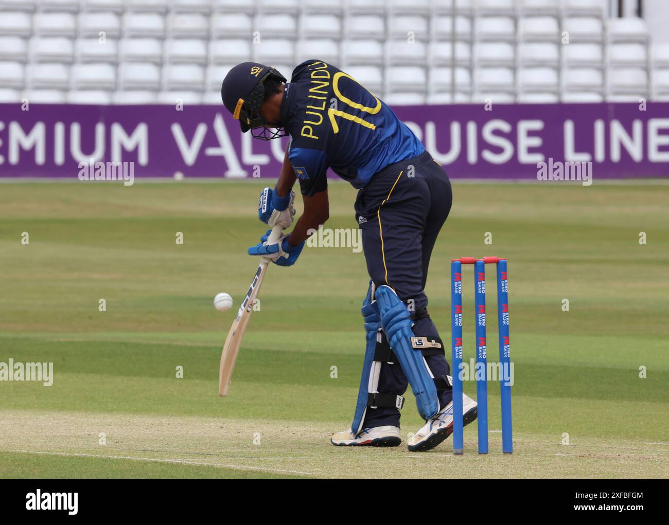 Pulindu Perera of Sri Lanka under19 in action during Youth One Day ...