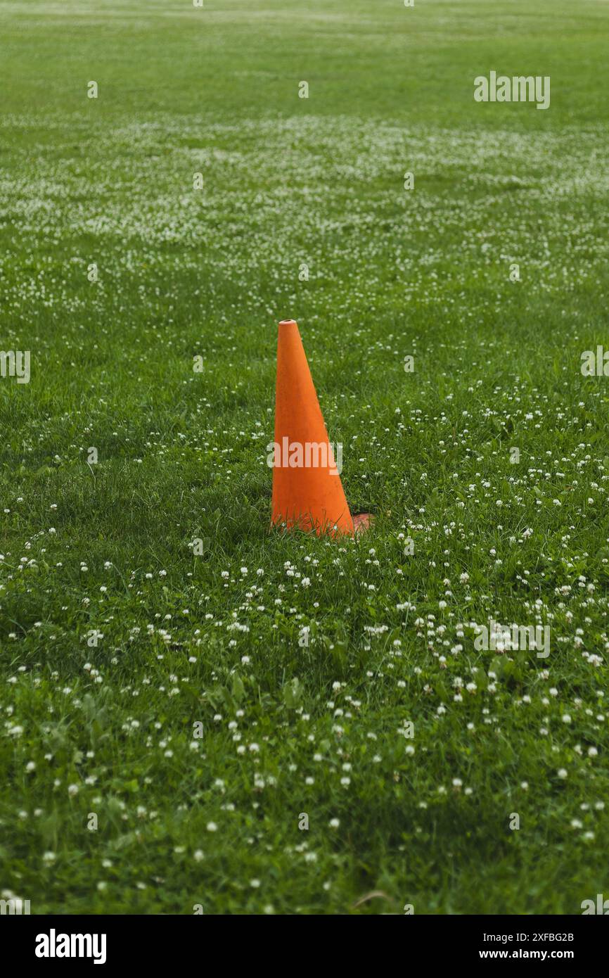 Orange cone hi-res stock photography and images - Alamy