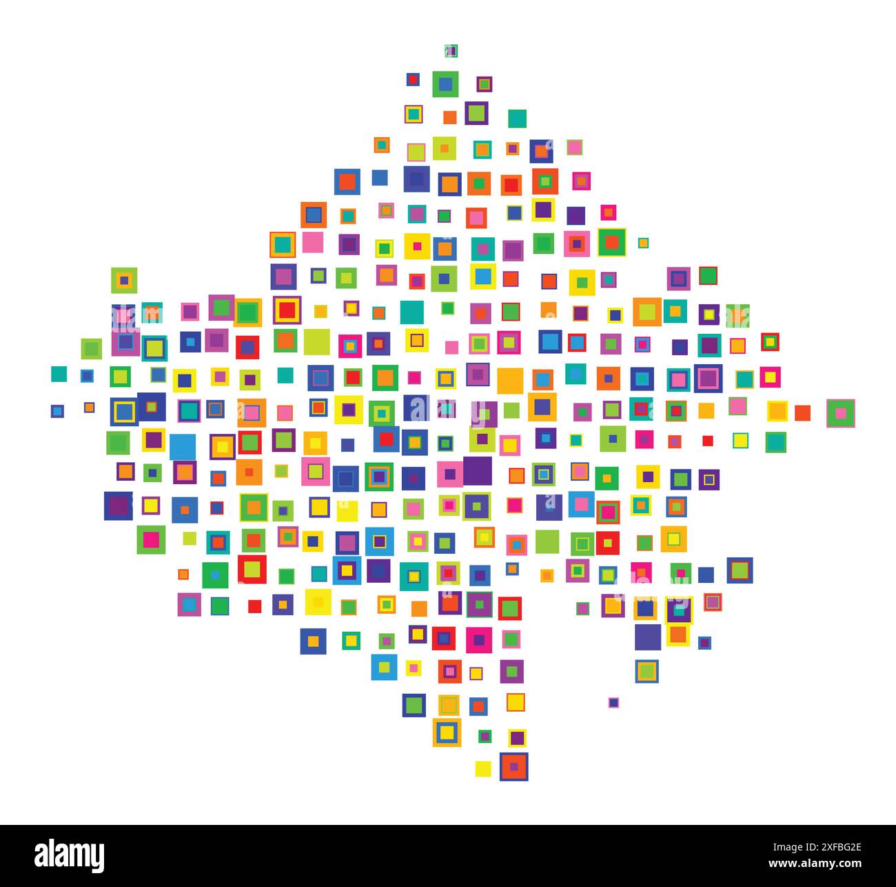 Symbol Map of the State Rajasthan (India). Abstract map showing the ...