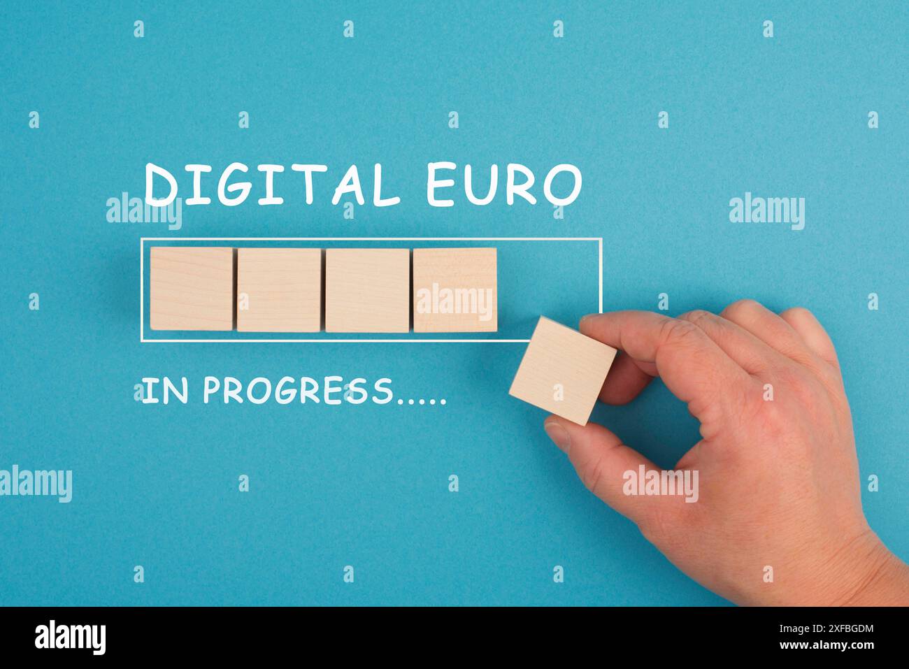 Digital Euro in progress, digitalization of european currency ...