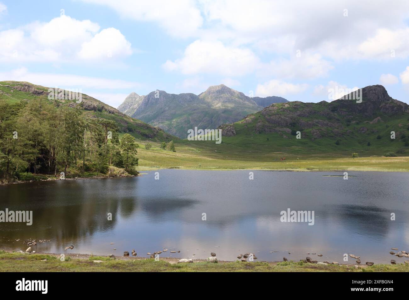 Blea Tarn in the English Lake District. Beautiful, stunning landscape ...