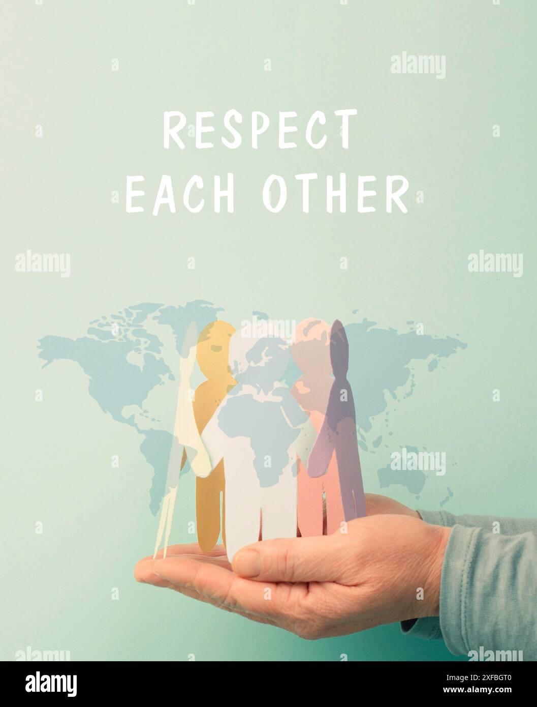 Respect each other, responsibility, tolerance and development, human ...