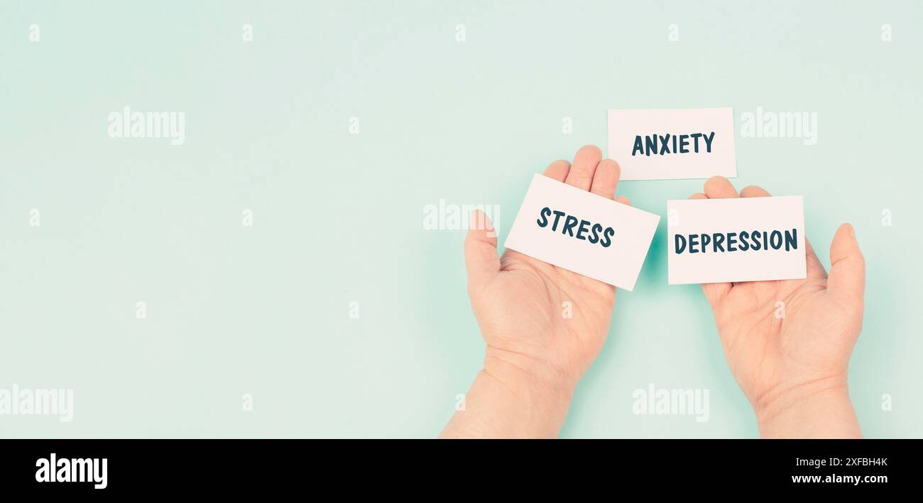 Depression, anxiety and stress, frustration and negativity, mental ...