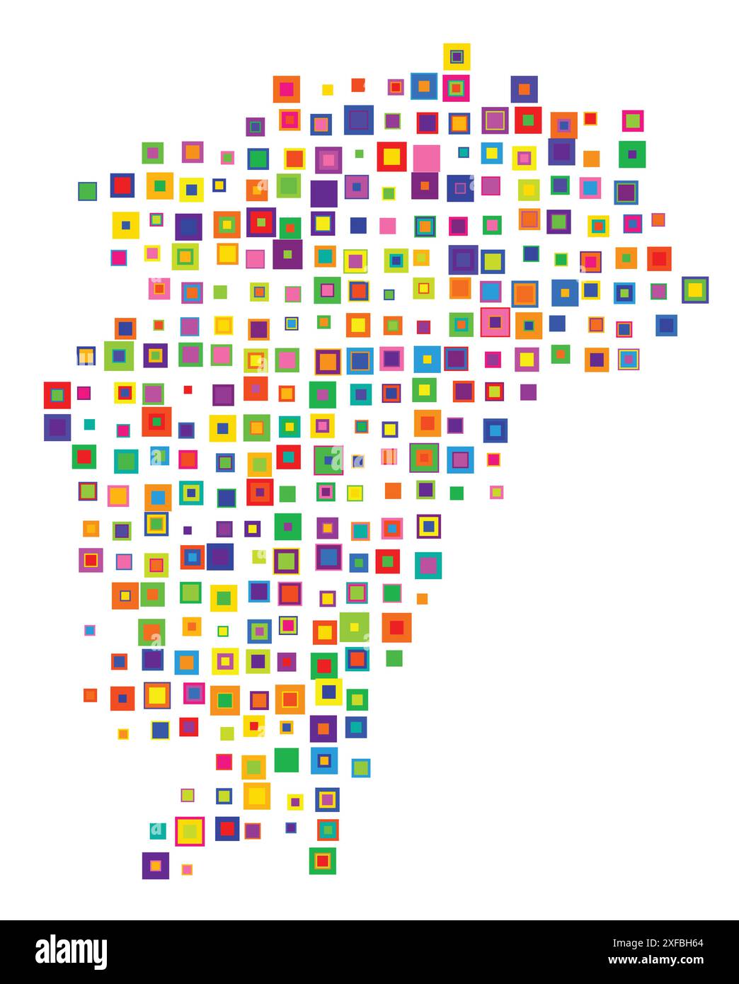 Symbol Map of the Province Jiangxi (People's Republic of China ...