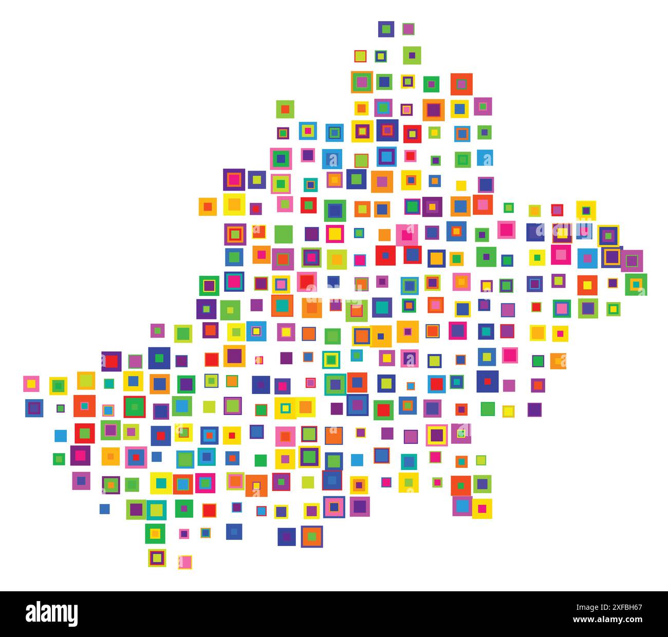 Symbol Map of the Autonomous Region Xinjiang (People's Republic of ...