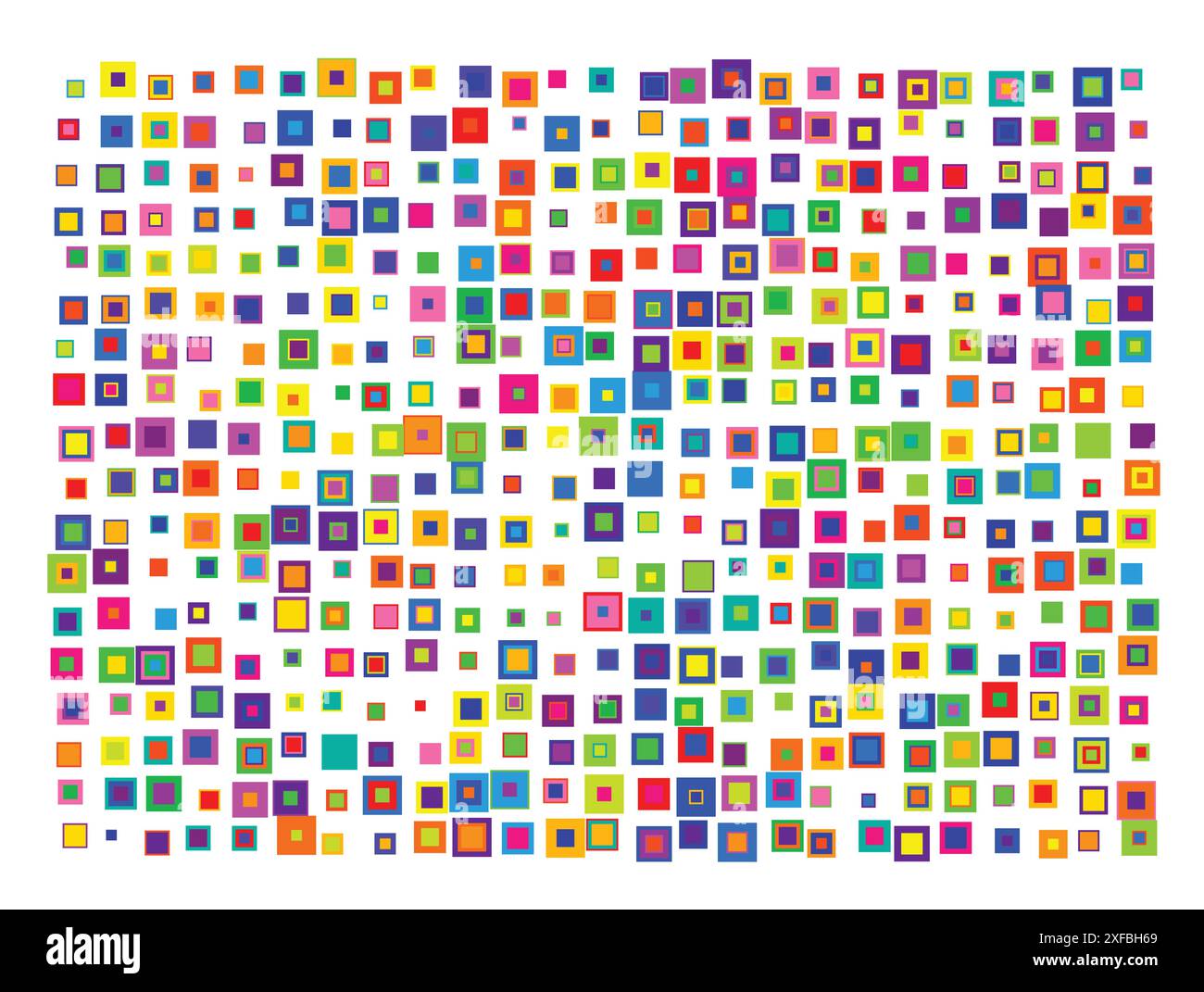 Symbol Map of the State Colorado (United States of America). Abstract ...