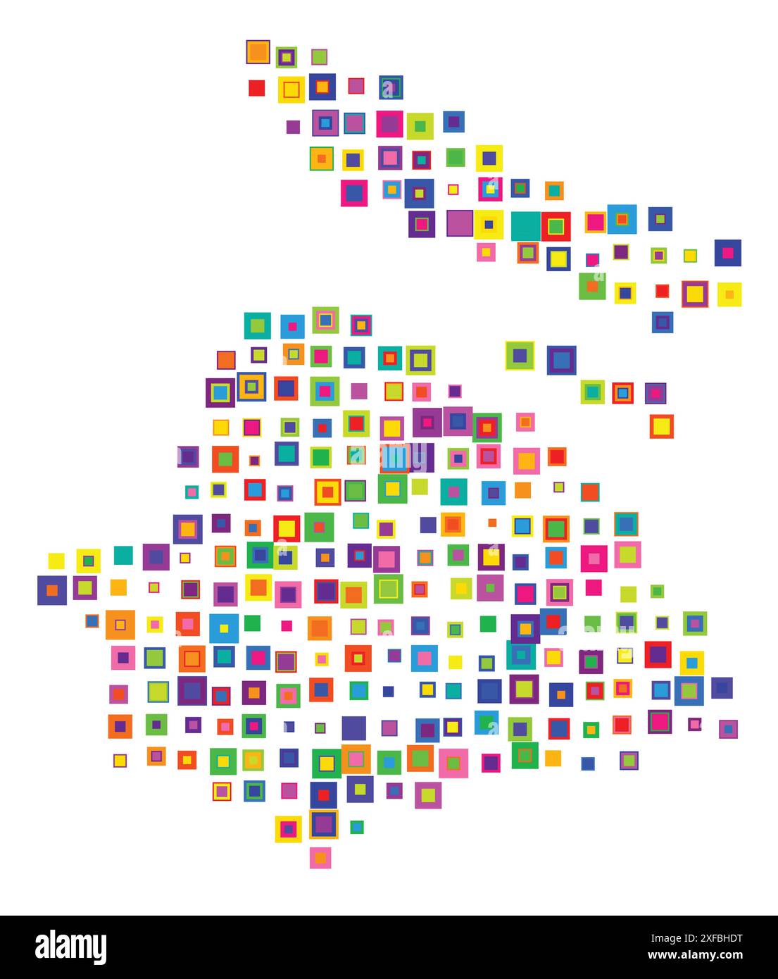 Symbol Map of the Municipality Shanghai (People's Republic of China ...